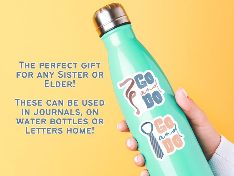 LDS Missionary Vinyl Sticker Sheet With 12 Stickers - Etsy