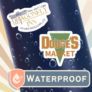 Gilmore Girls Logo Vinyl Sticker Sheet With 8 Stickers - Etsy