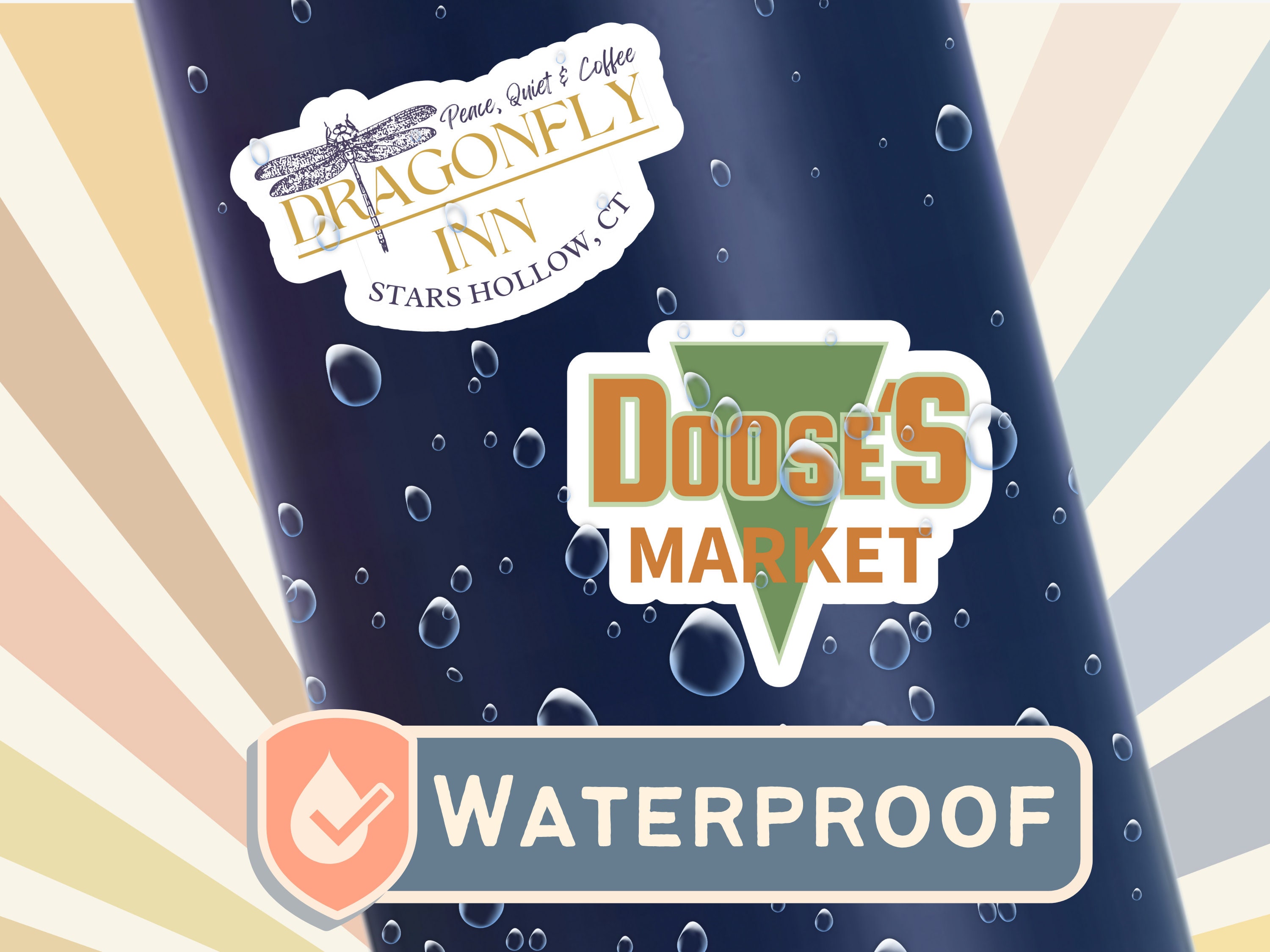 Gilmore Girls Logo Vinyl Sticker Sheet With 8 Stickers - Etsy