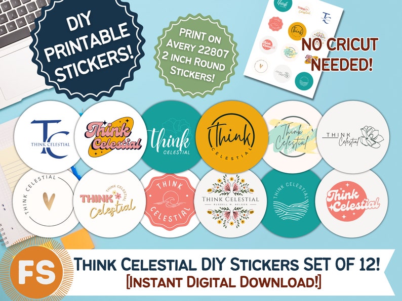 Think Celestial DIY Printable Stickers- LDS President Nelson (instant ...