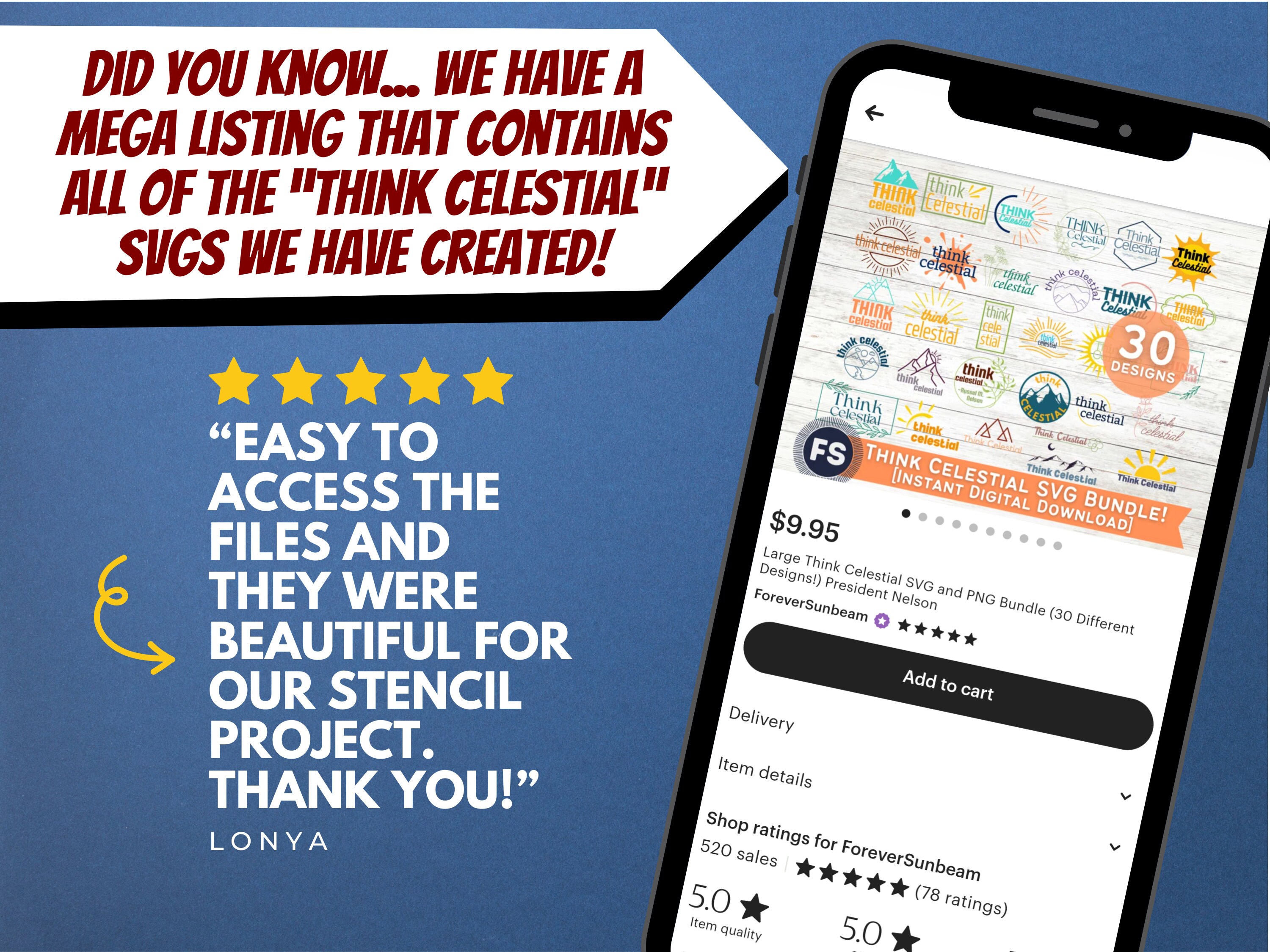 Think Celestial SVG and PNG Bundle 8 Different Designs President Nelson ...