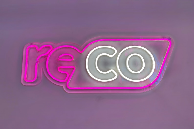 RECO Record Button LED Neon Sign Home Studio Gift Idea Rec Button Neon ...