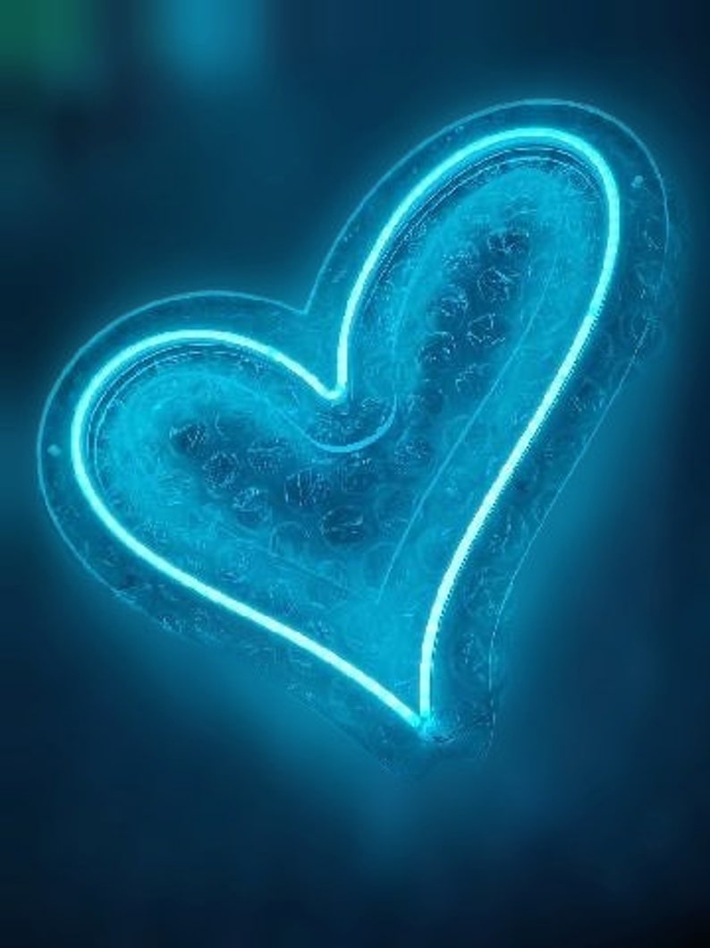 Heart Shaped Neon Sign for Homes or Events - Etsy