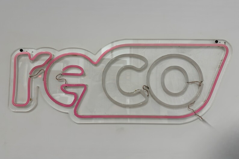 RECO Record Button LED Neon Sign Home Studio Gift Idea Rec Button Neon ...