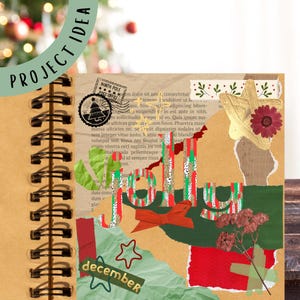 Christmas Dots Digital Paper PNG File, Glitter Scrapbook Paper Design ...