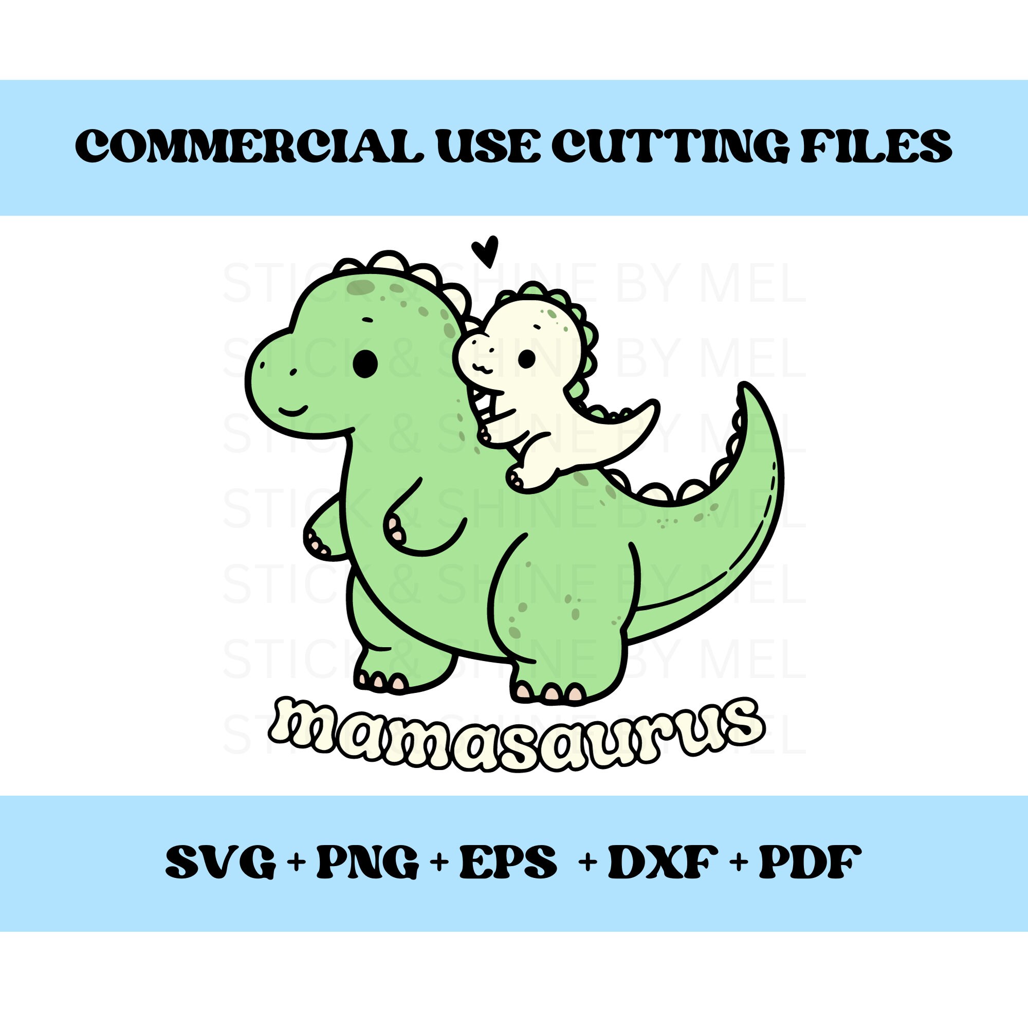 Mamasaurus SVG File, Mom Svg, Dino Svg, Cute Dino Svg, Mother Child Svg ...