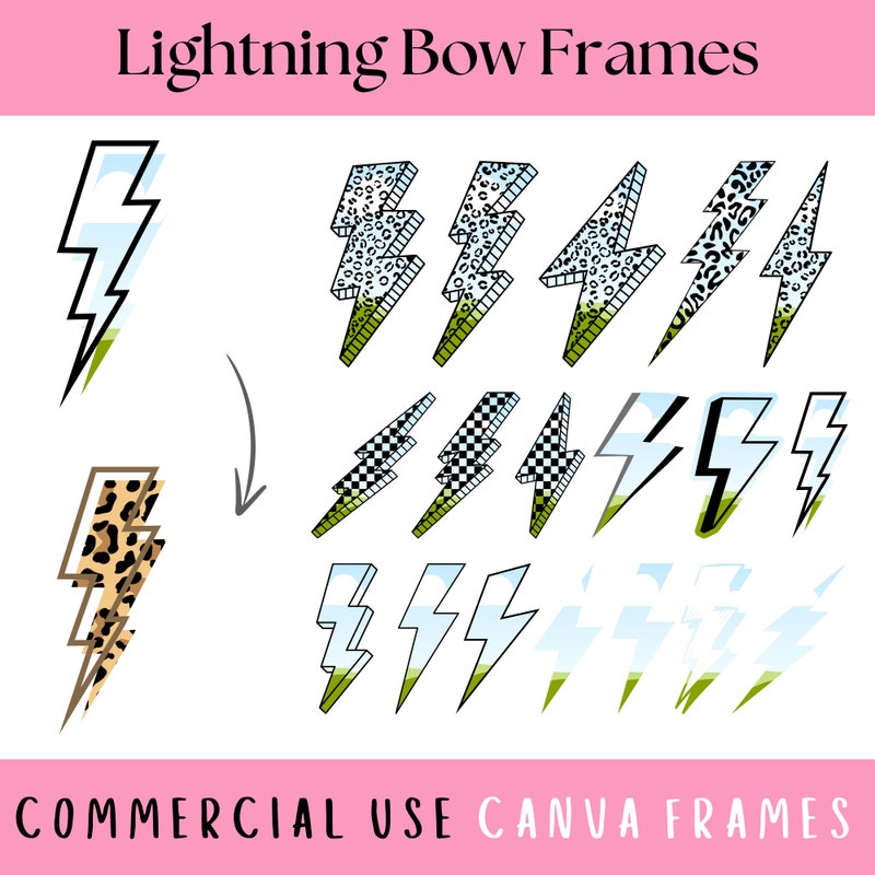 Purple Lightning Pattern - Etsy