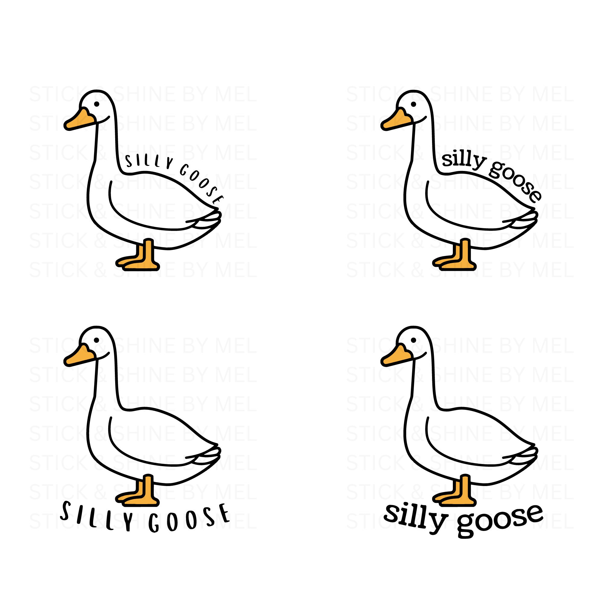 Silly Goose SVG, Duck SVG, Svg Bundle, Silly Goose, Silly Goose Shirt ...