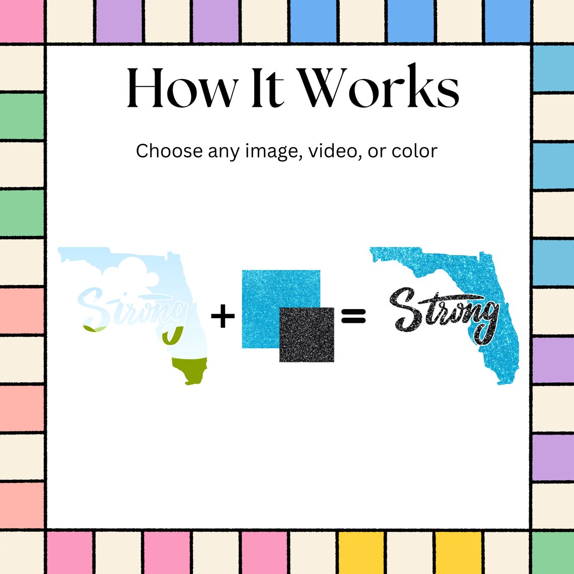 Florida Strong Canva Frame Editable Template, I Survived Milton Design ...