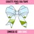 Coquette Easter Bunny Ears Boxing Gloves Bow SVG Cutting Machine File ...