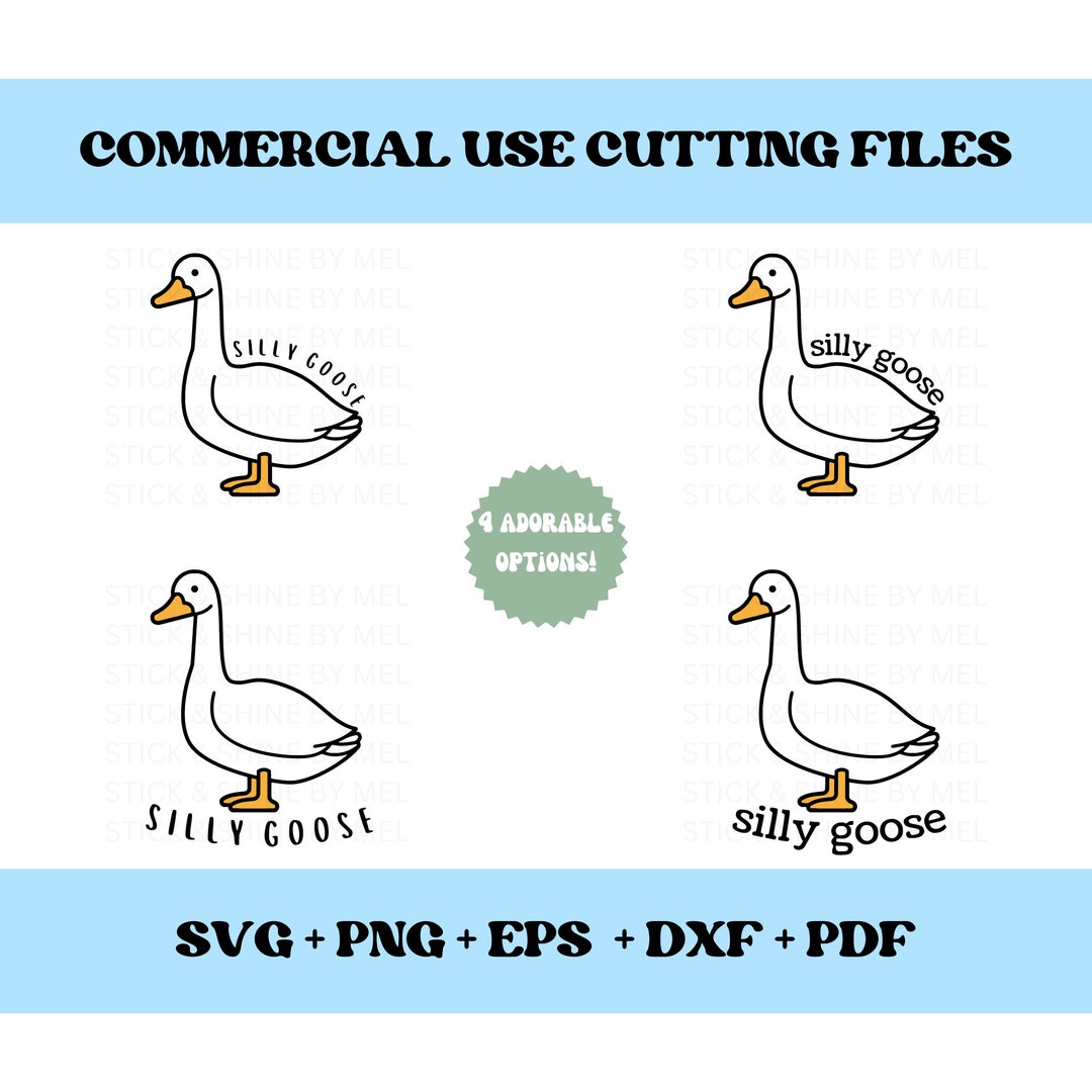Silly Goose SVG, Duck SVG, Svg Bundle, Silly Goose, Silly Goose Shirt ...