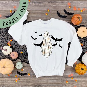 Ghost Canva Frames, Cute Trendy Spooky Ghost Editable Canva Templates ...