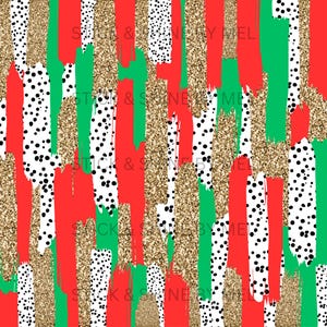 Christmas Dots Digital Paper PNG File, Glitter Scrapbook Paper Design ...
