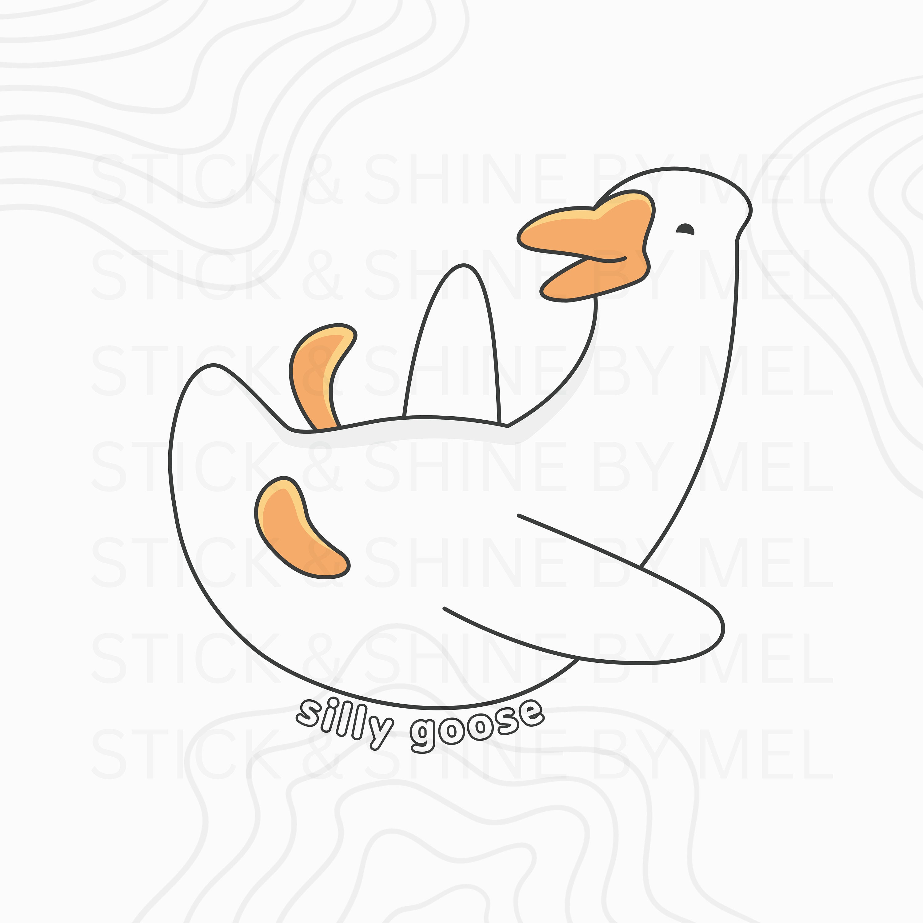 Silly Goose SVG, Silly Duck SVG, Silly Goose Clipart, Silly Goose Shirt ...