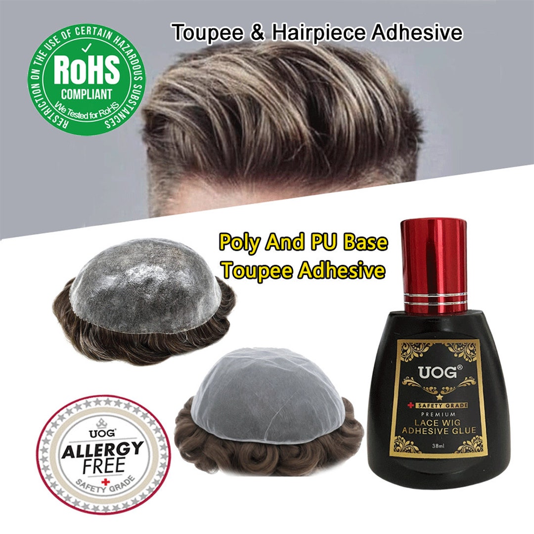 Uog Toupee Glue Adhesive Poly And Pu Base Toupee Adhesive Hairpiece Glue Adhesive Allergy