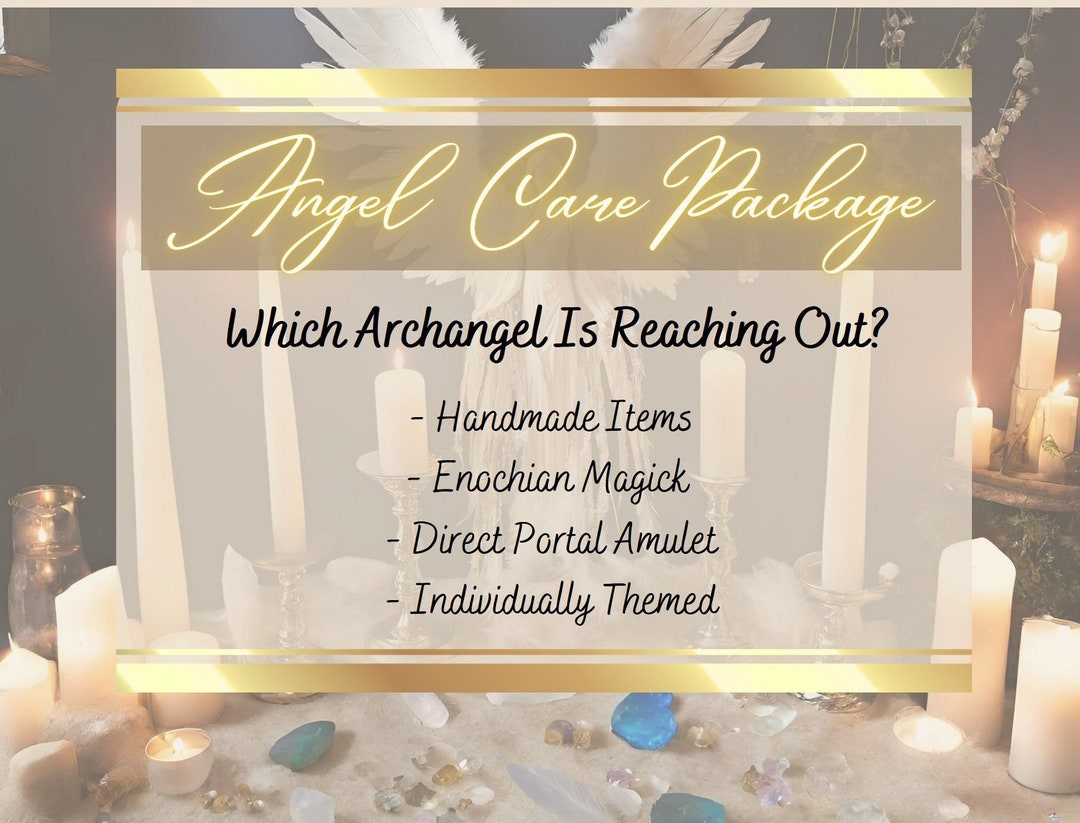Angel Care Package (angel Amulet, Enochian Items, Crystals, Love ...