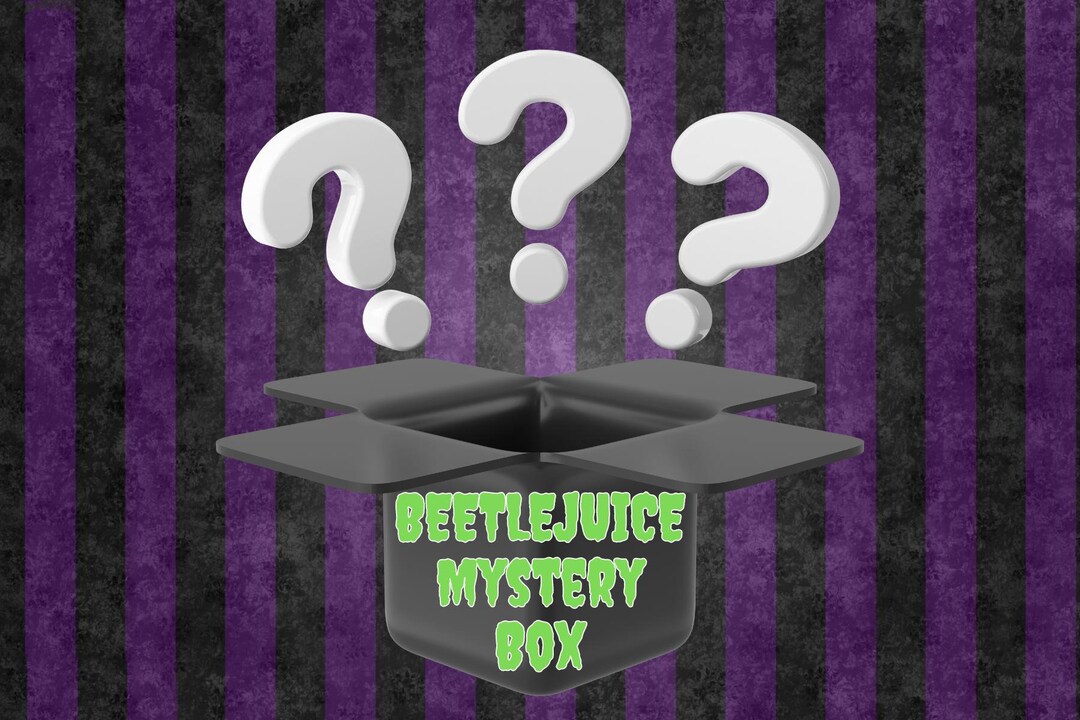 Beetlejuice Mystery Box / Beetlejuice Lover / Beetlejuice Gift ...