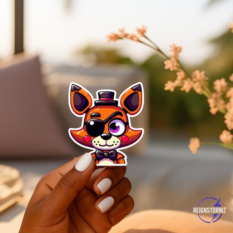 Five Nights at Freddy's Sticker Set: Holographic or Clear - Etsy