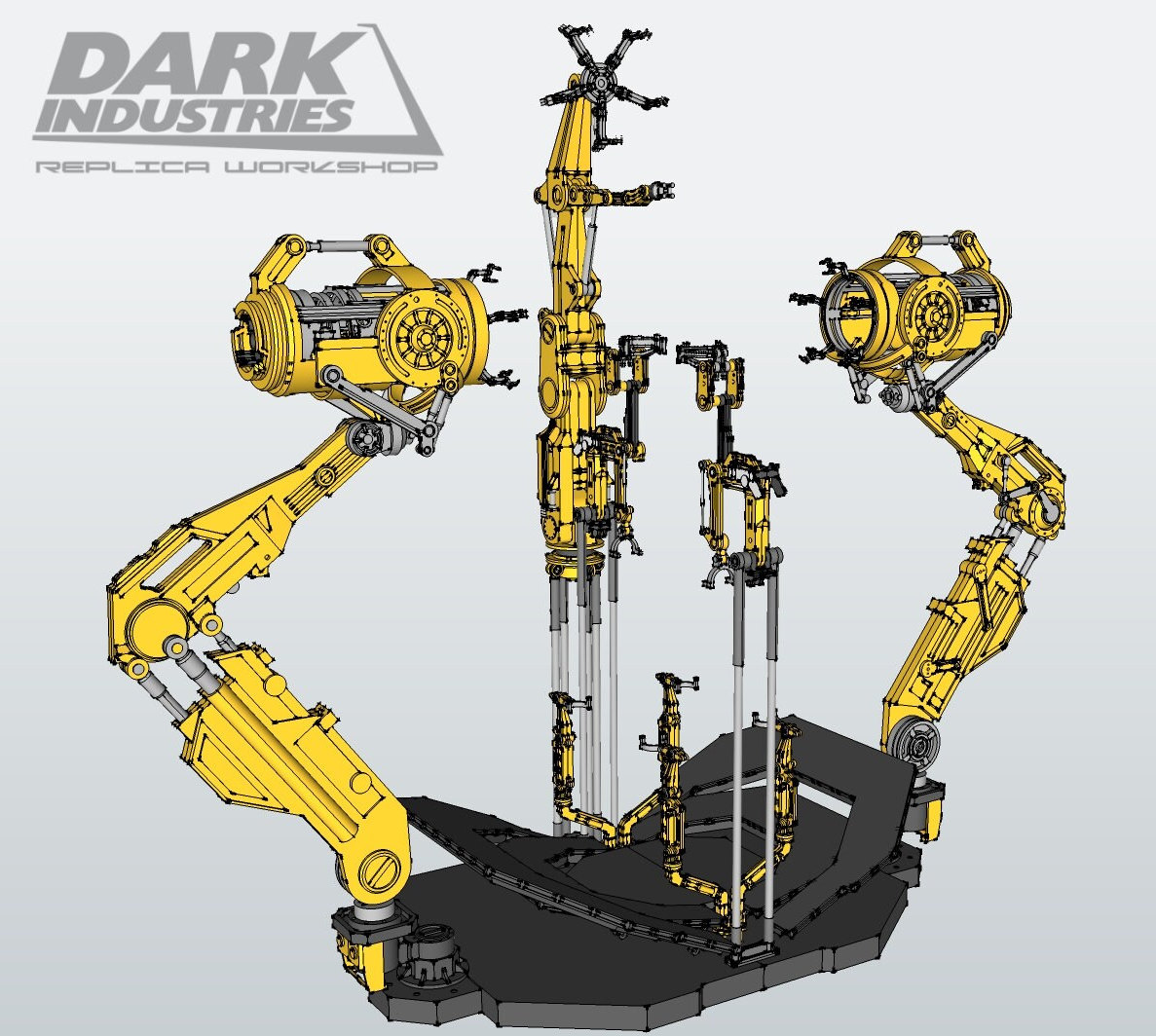 Iron Man Suit-up Gantry Replica for Iron Man Mark 3 Deagostini / Altaya ...