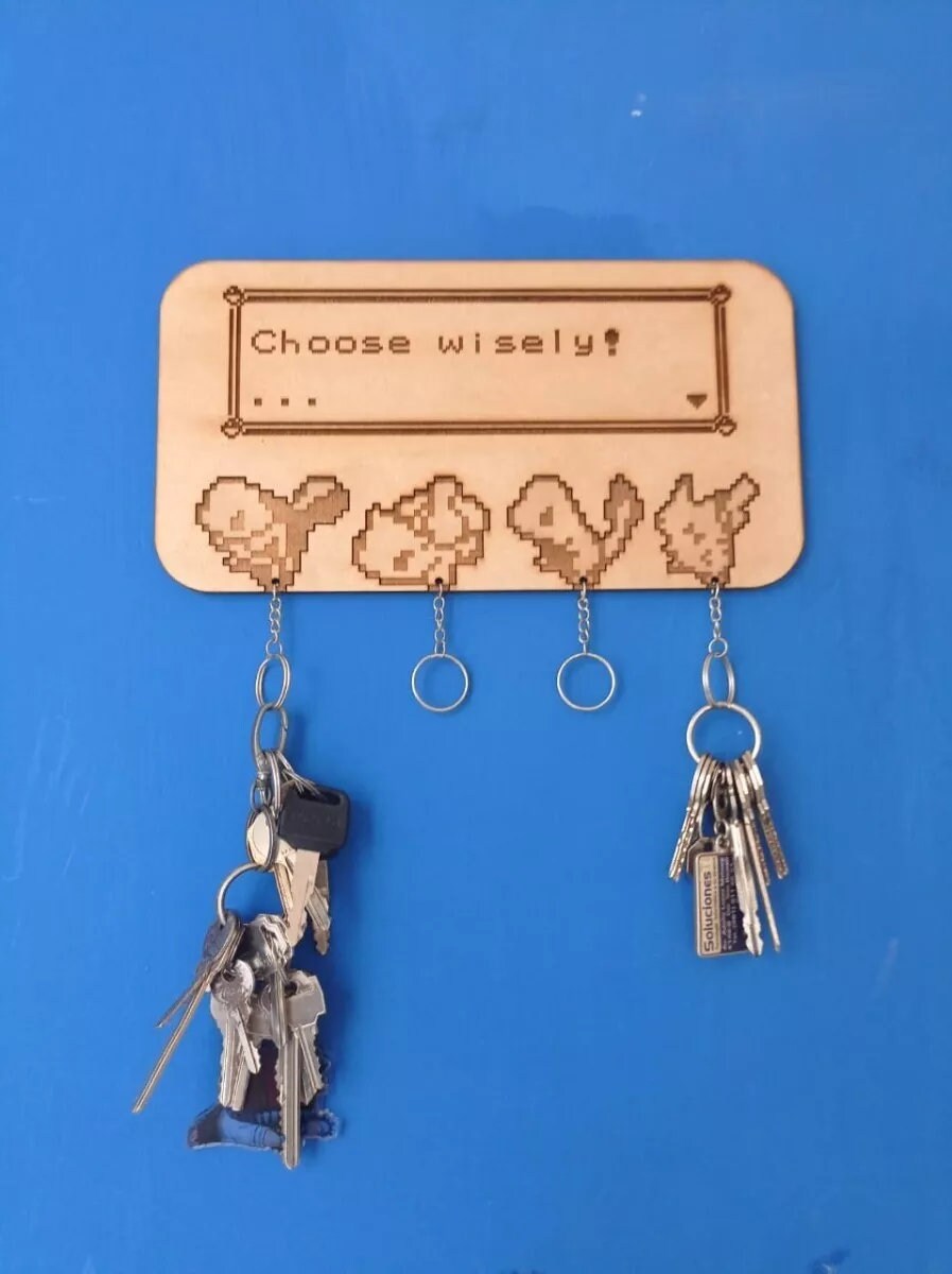 Anime Key Holder Vectors for Laser Cutting - Etsy