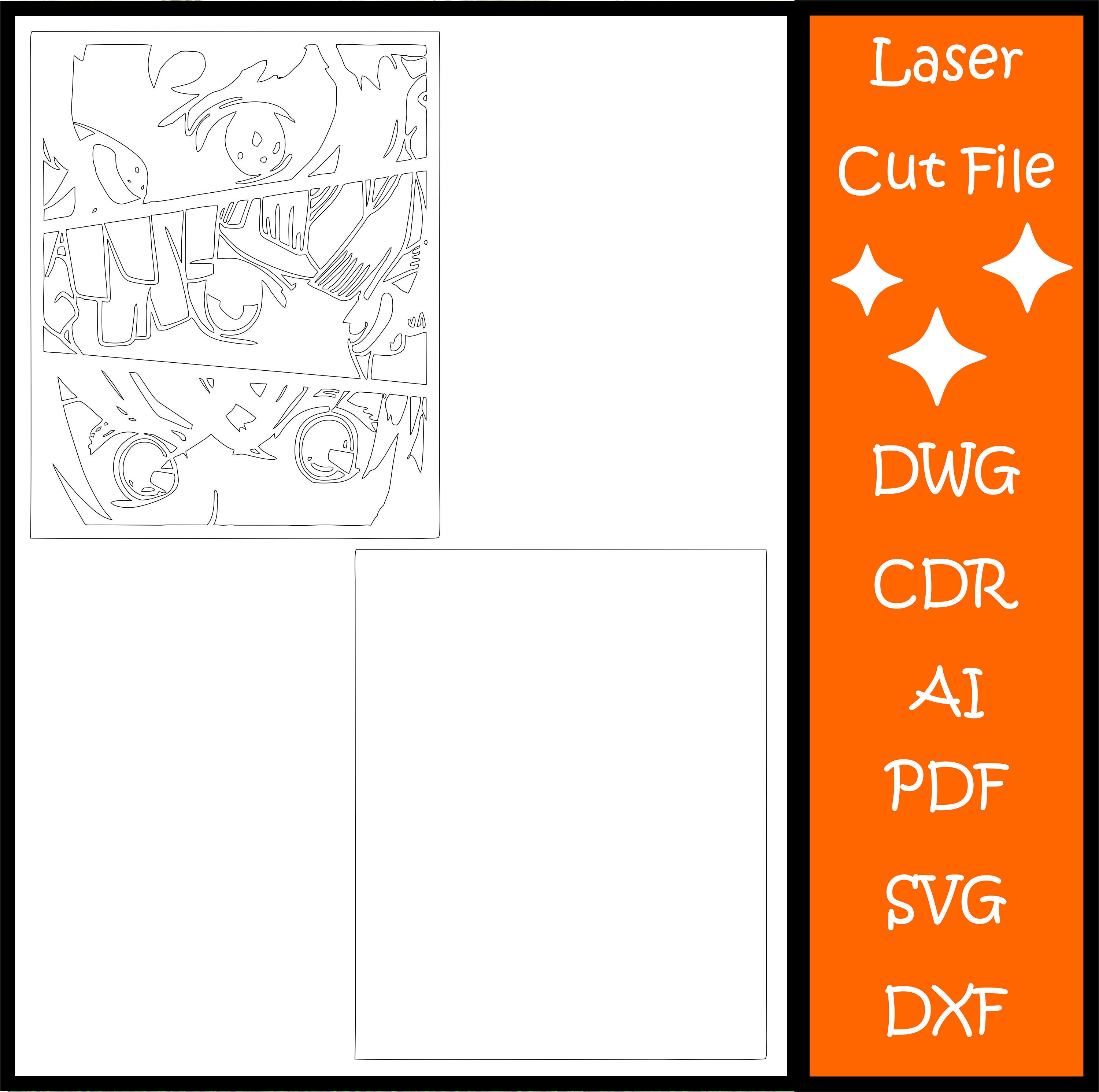 Anime Characters Laser-cut. - Etsy