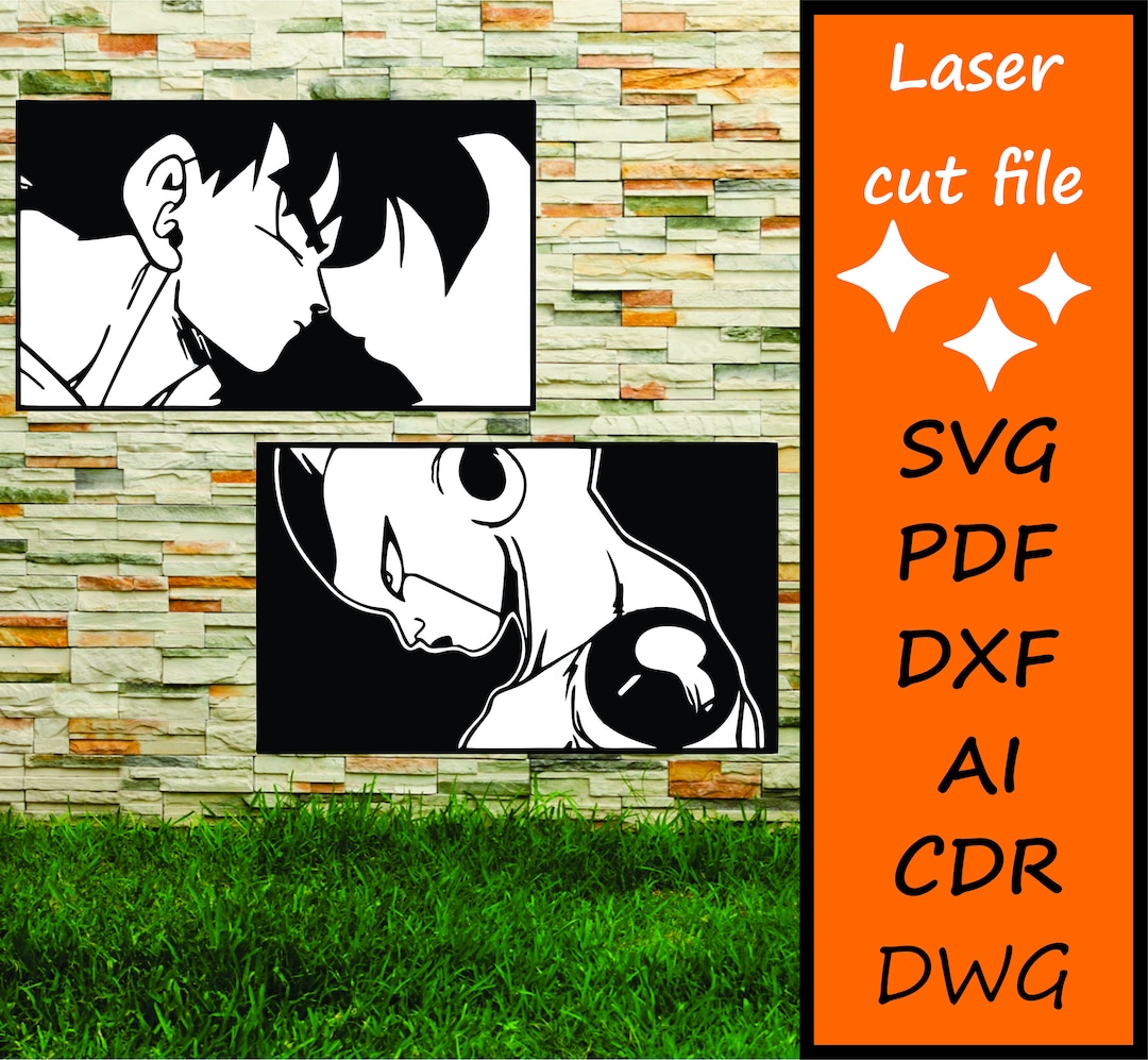 Anime Characters, Hero Vs Villain, Laser-cut. - Etsy