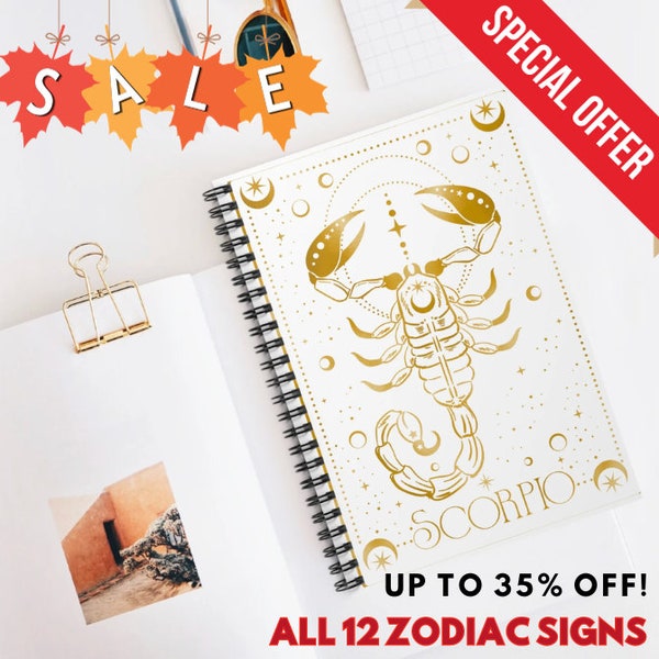 Astrology Lined Journal - Etsy