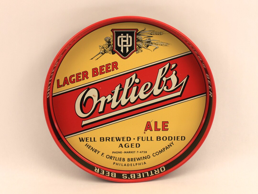 Ortliebs Lager Beer and Ale Philadelphia Advertising Tray - Etsy
