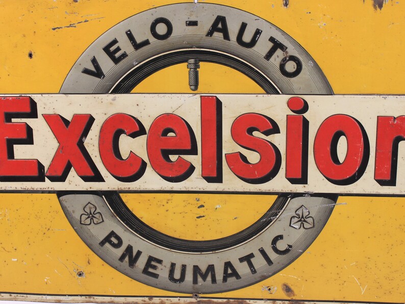 Excelsior Velo Auto Pneumatic Advertising Sign - Etsy
