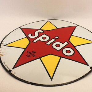 1930s Spido Oil France Porcelain Advertising Sign RARE - Etsy