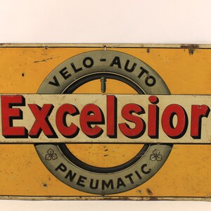 Excelsior Velo Auto Pneumatic Advertising Sign - Etsy