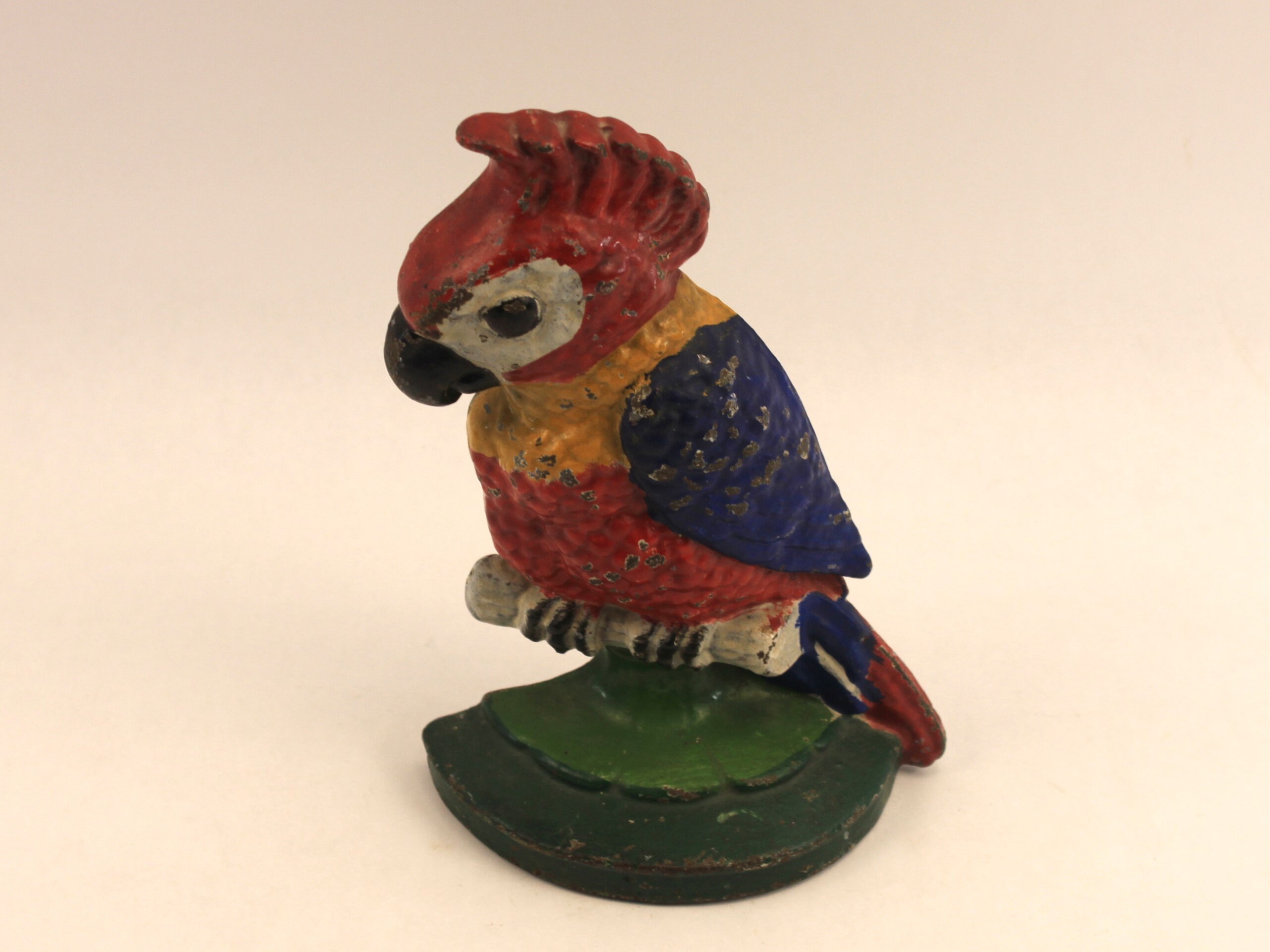 Antique Cast Iron Parrot Bird Doorstop - Etsy