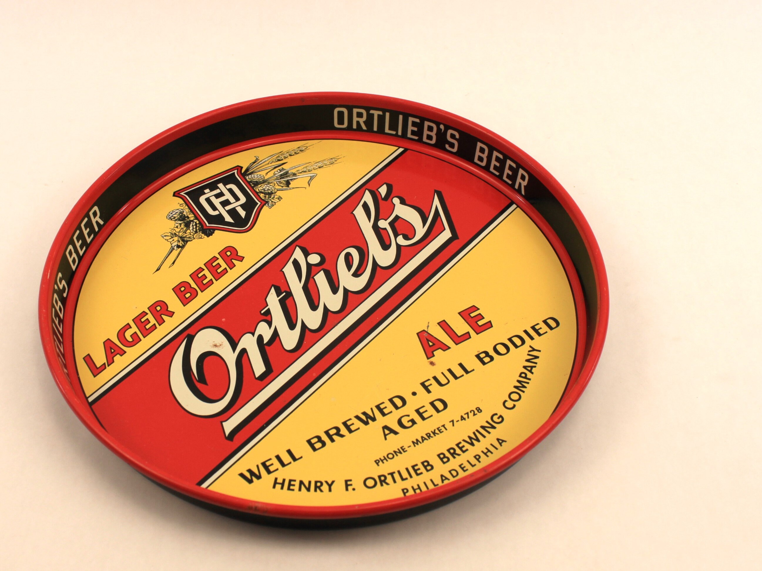 Ortliebs Lager Beer and Ale Philadelphia Advertising Tray - Etsy