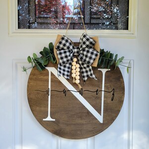 18 Wood Round Door Hangers - Etsy