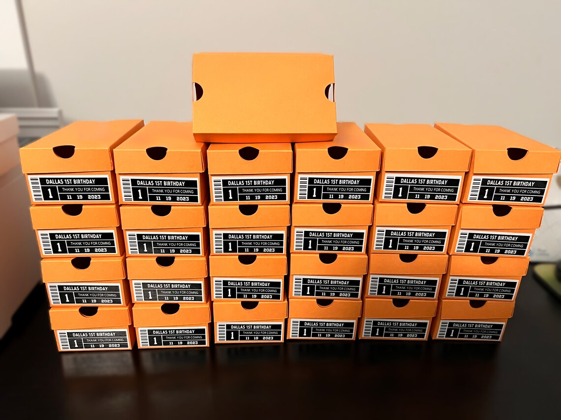 Shoe Box/sneaker Box/treat Box/candy Box/party Favor - Etsy