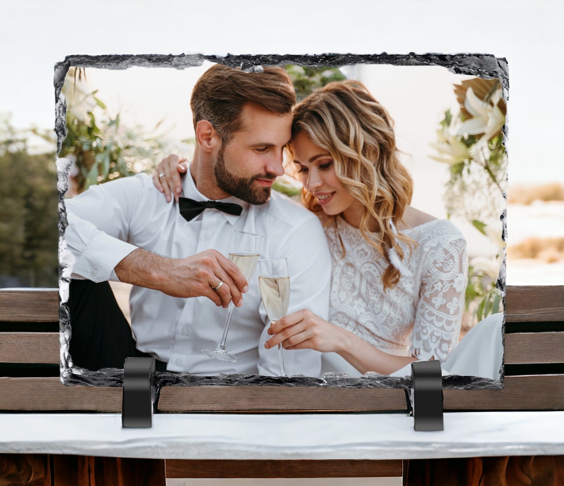 Photo Slate/keepsake/rock Plaque/wedding Gift/memorial Gift/souvenir - Etsy