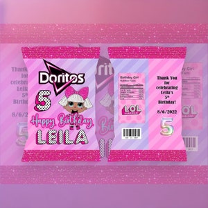 Chip Bags/party Favor - Etsy