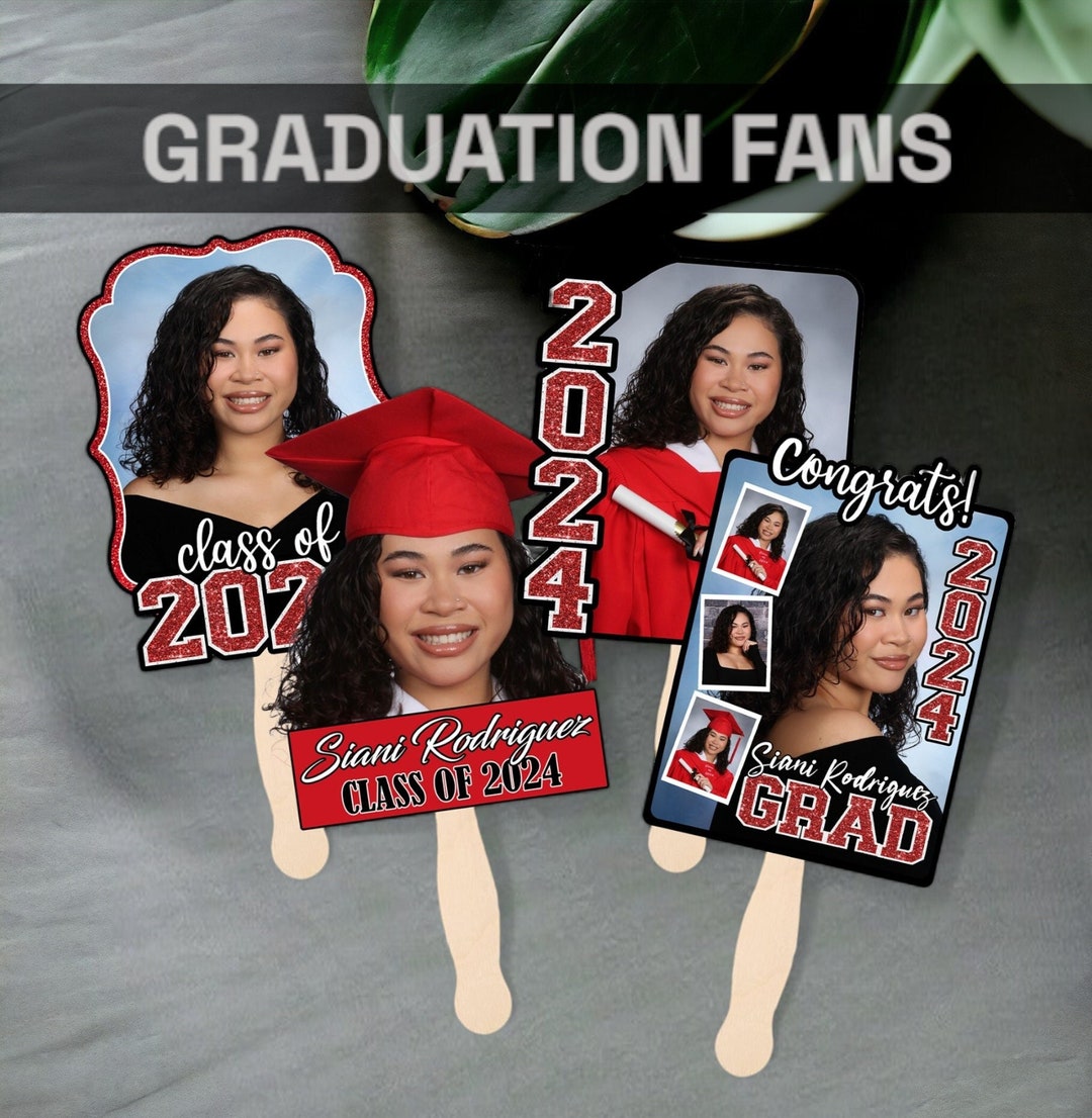 Grad Fans/party Favor/souvenirs/graduation - Etsy