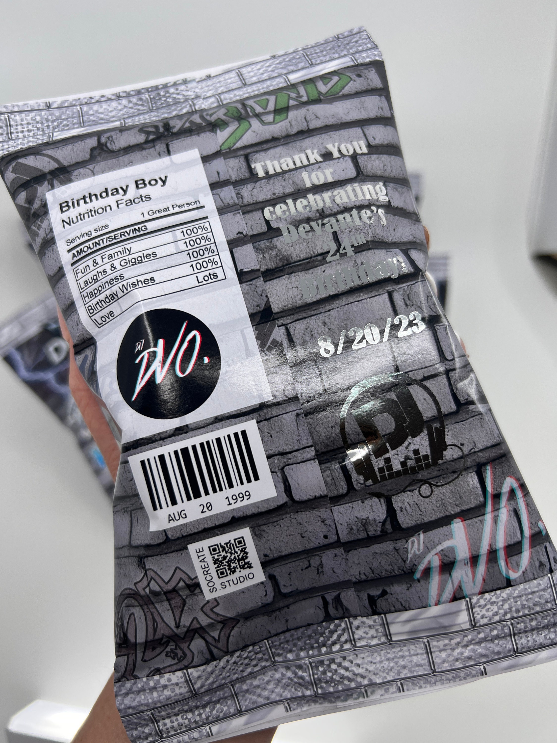 Chip Bags/party Favor - Etsy