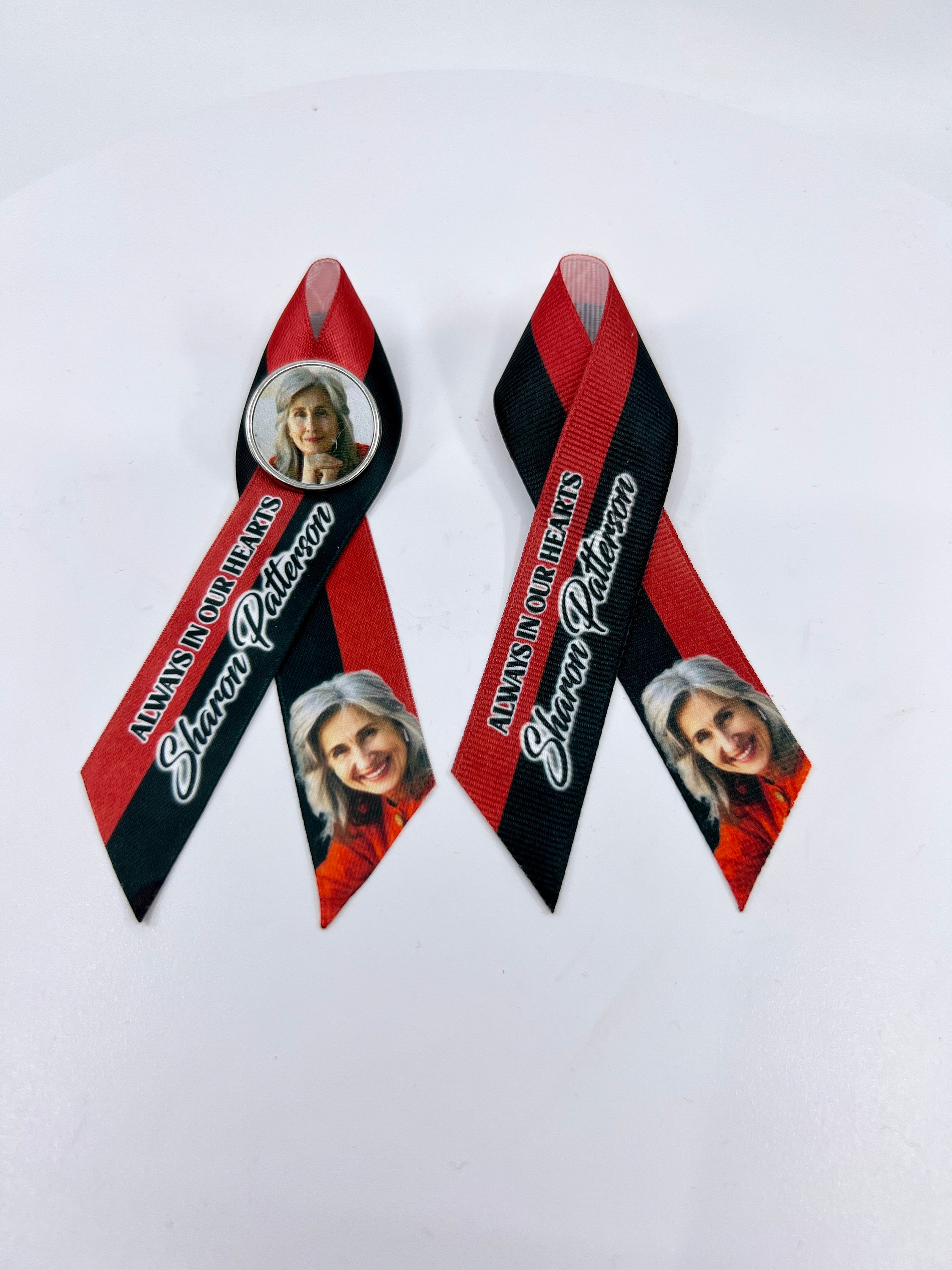 Memorial Ribbon W/ Lapel Pin - Etsy