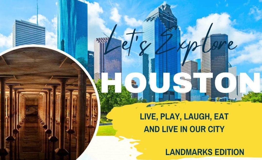 Houston Itinerary- Landmarks - Etsy