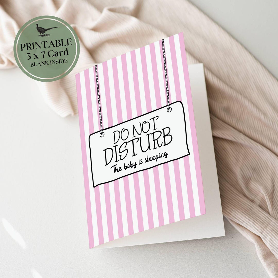 Eloise Baby Shower Printable Card | Eloise 'do Not Disturb' | Eloise at ...