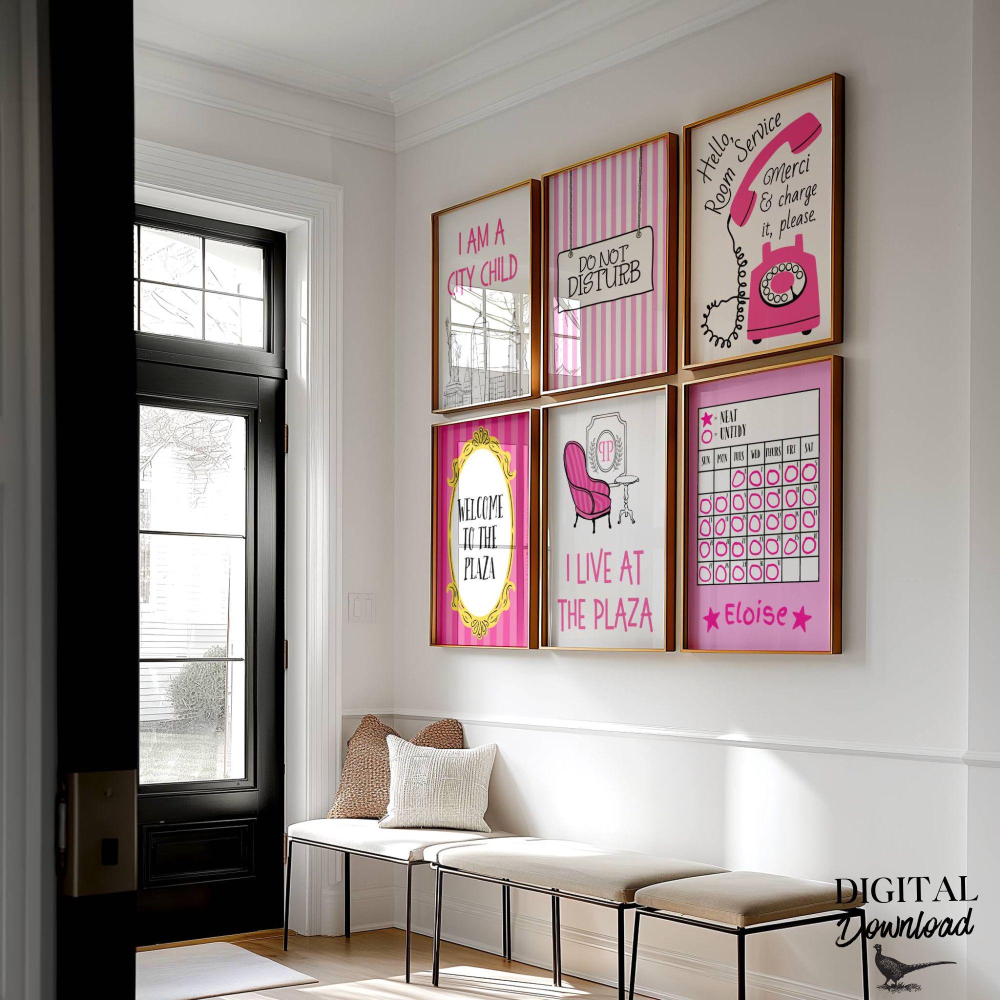 Set of 6 Eloise Printables | Eloise Inspired Printable Wall Art ...