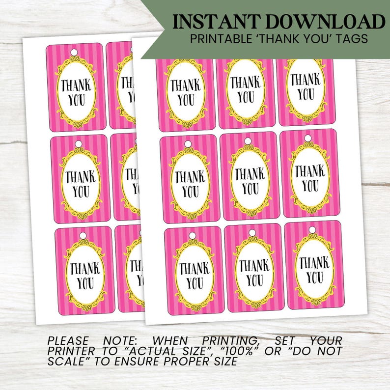 Eloise 'thank You' Tags | Eloise Inspired Gift Tags | Eloise Baby ...