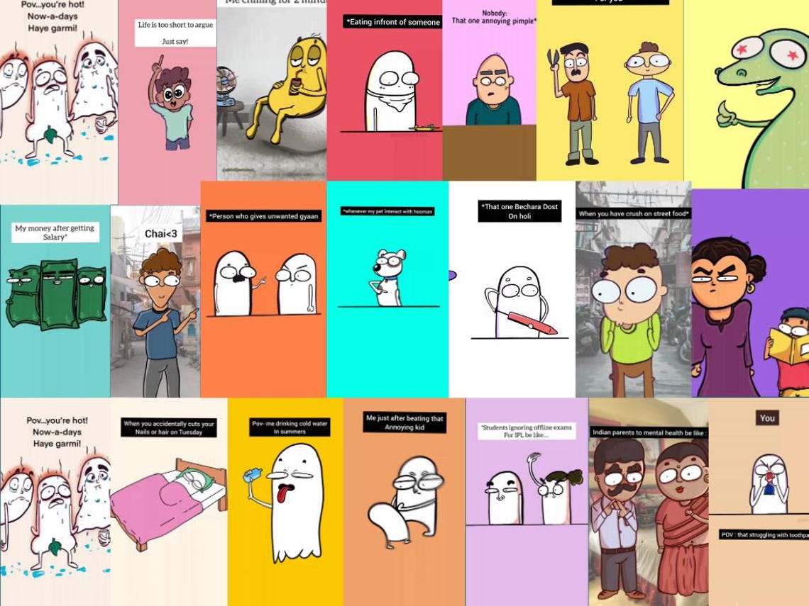 500+ 2D Animation Cartoon Reels Bundle,instagram Reels,reel Videos ...