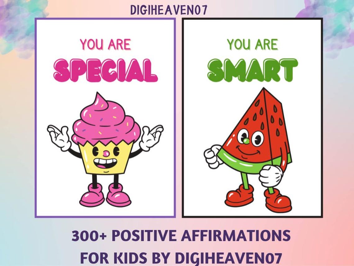 300+ Positive Affirmations for Kids,homeschool Activity,kids Activity ...
