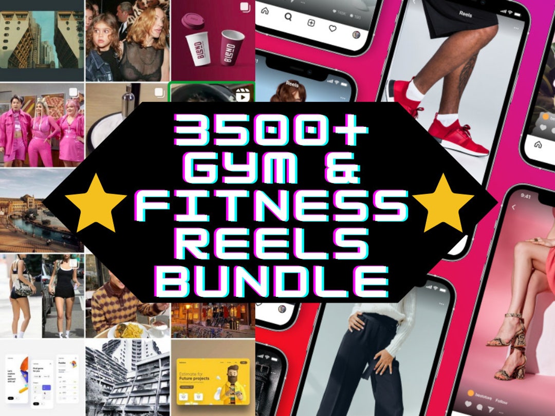 3500 Gym Reels Bundle,instagram Reels,reel Videos,luxury Lifestyle ...