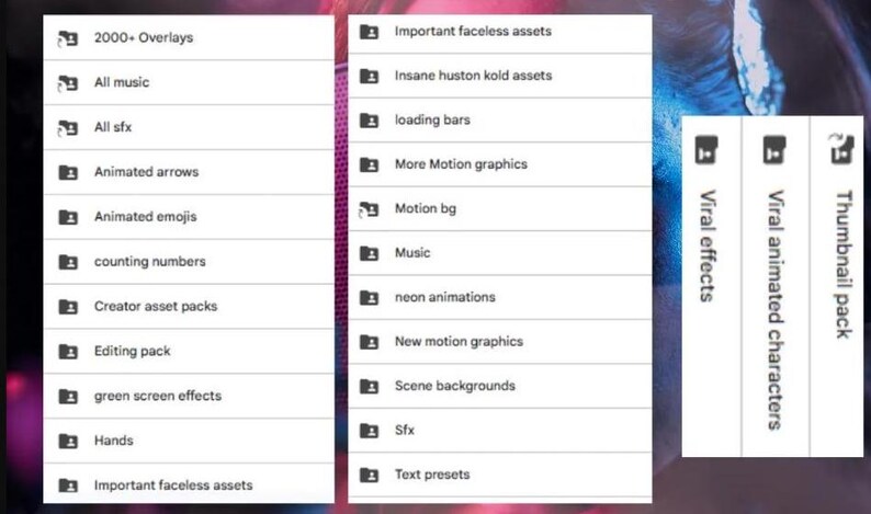 200GB+ Video Editing Pack,editing Bundle,video Editing,after Effects ...