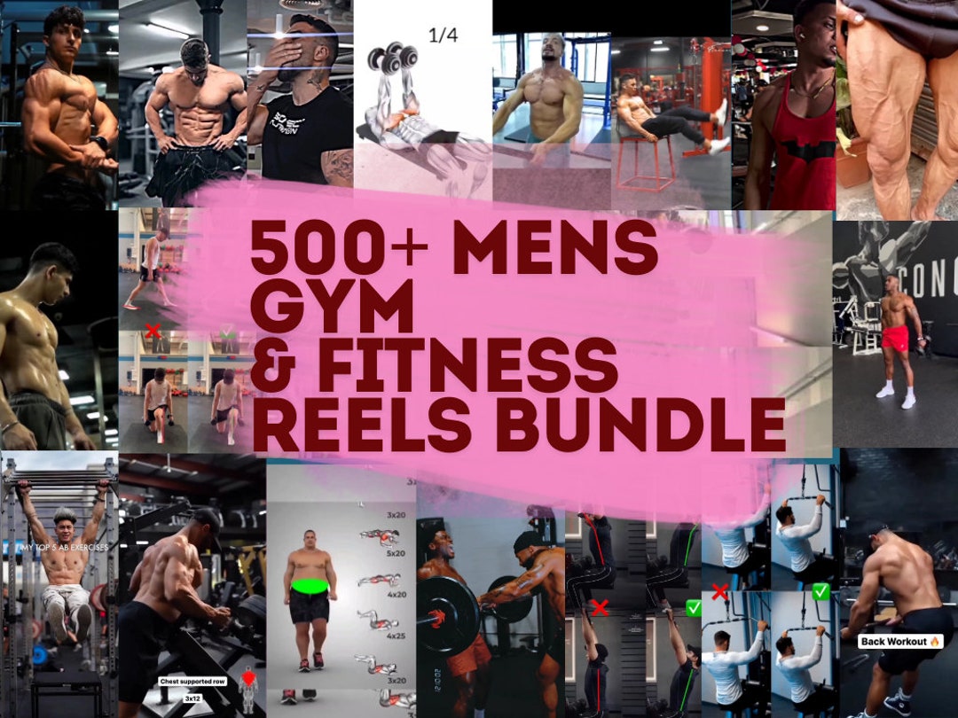 500+ Mens Gym Reels Bundle,instagram Reels,reel Videos,fitness Reels ...