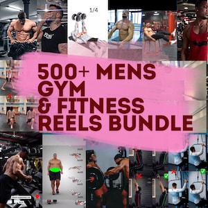 500+ Mens Gym Reels Bundle,instagram Reels,reel Videos,fitness Reels ...